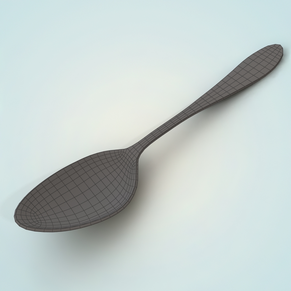 spoon 3d model