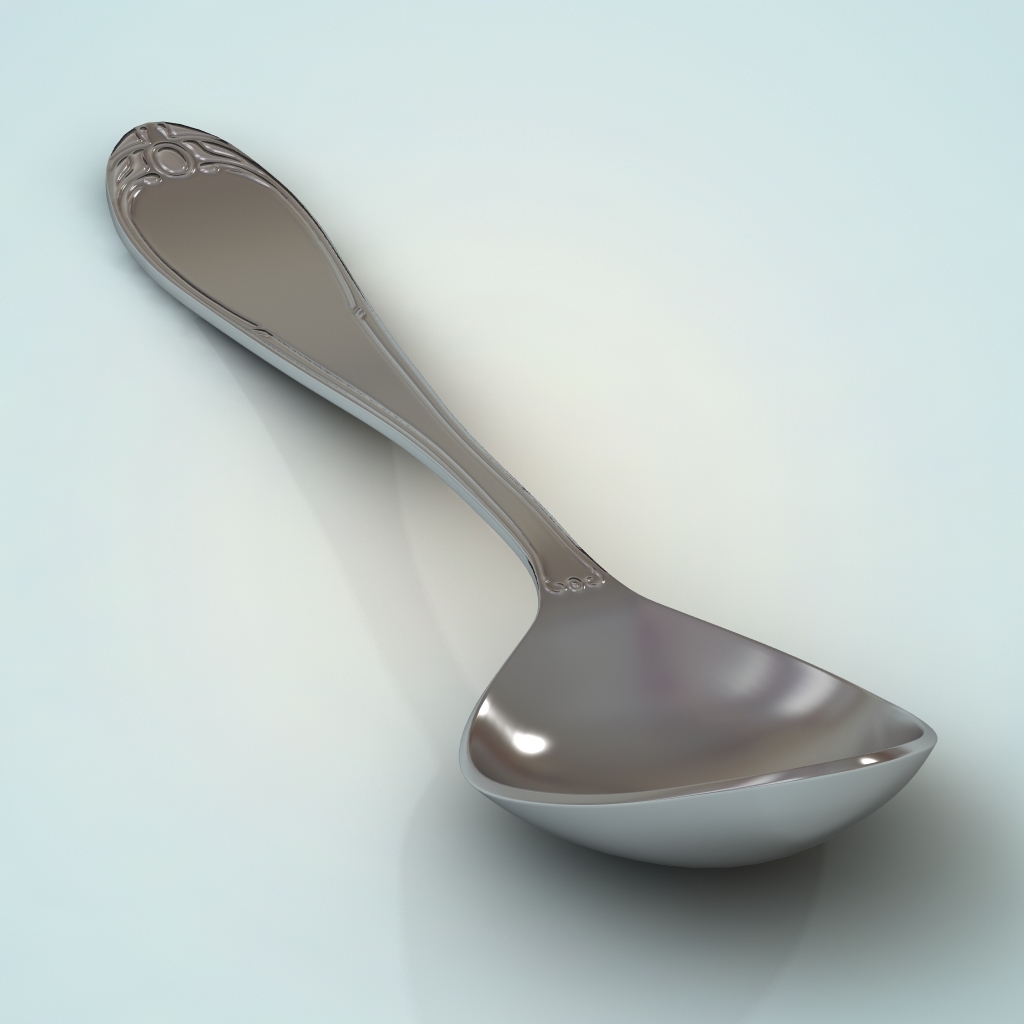 spoon 3d model