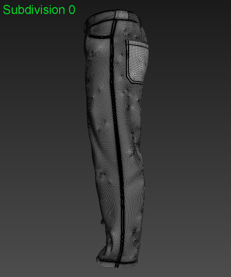3d pants
