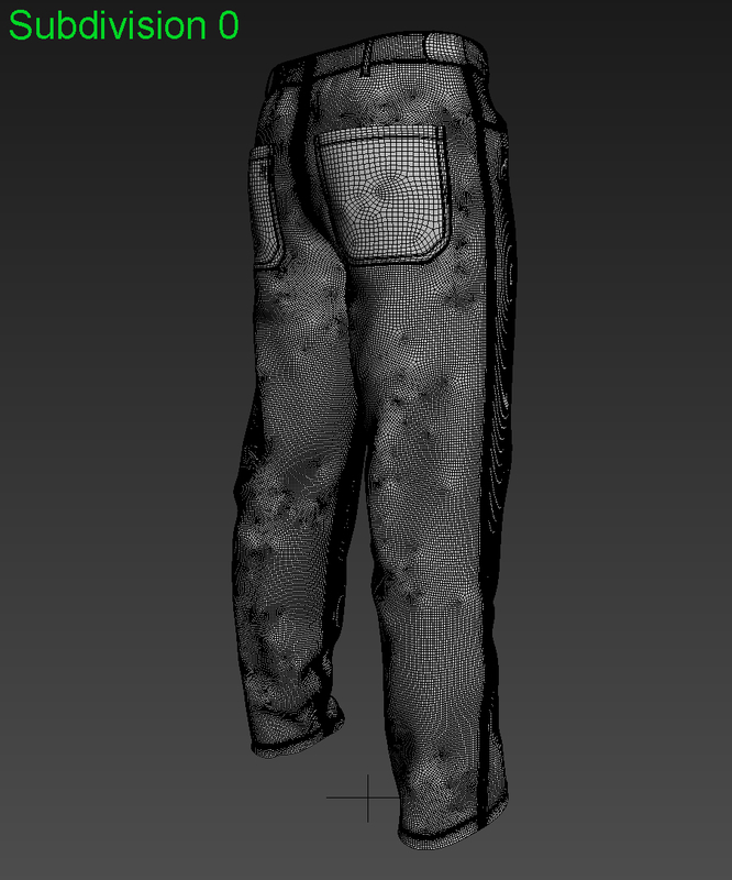 3d pants