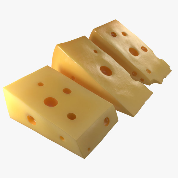 3d cheese cartoon