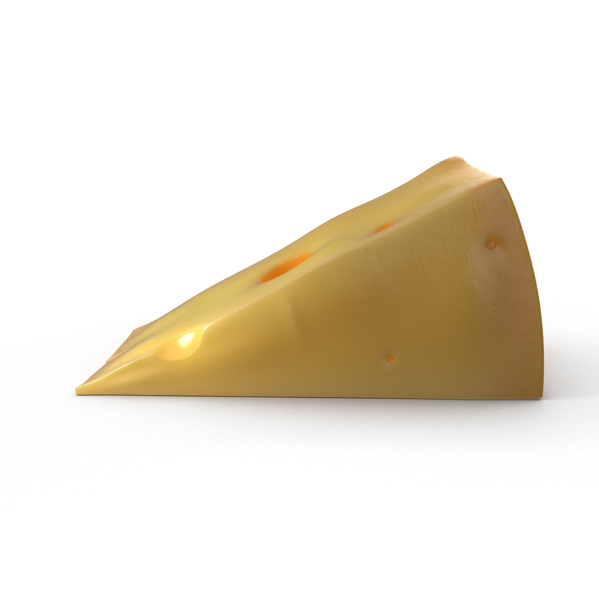 cheese wedge set 3d model