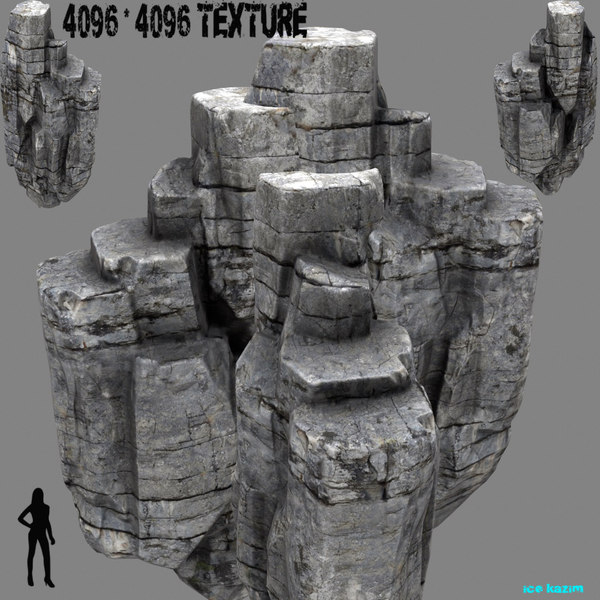 3d model rock