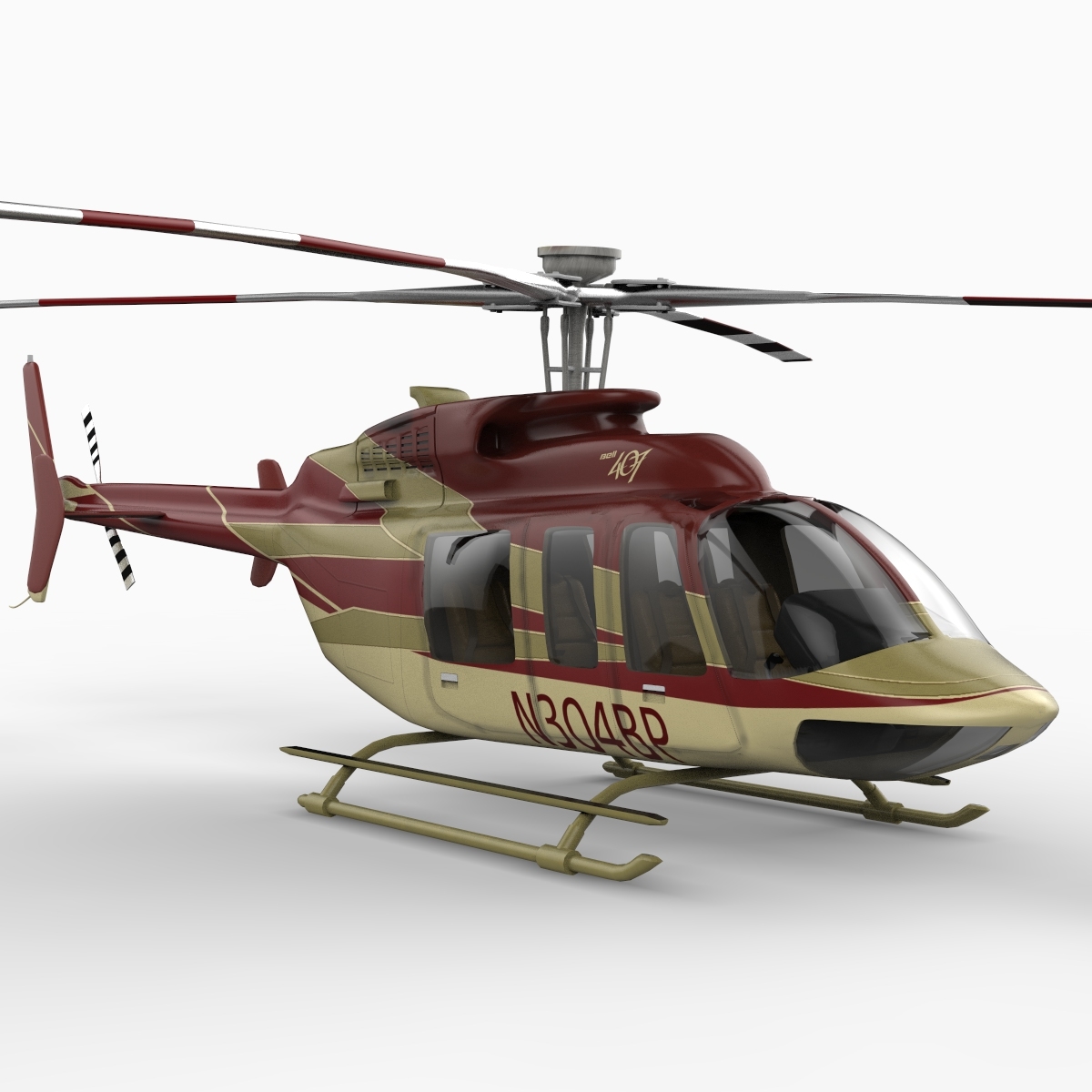 maya bell 407 helicopter