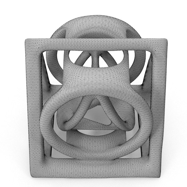 free printing modelled 3d model