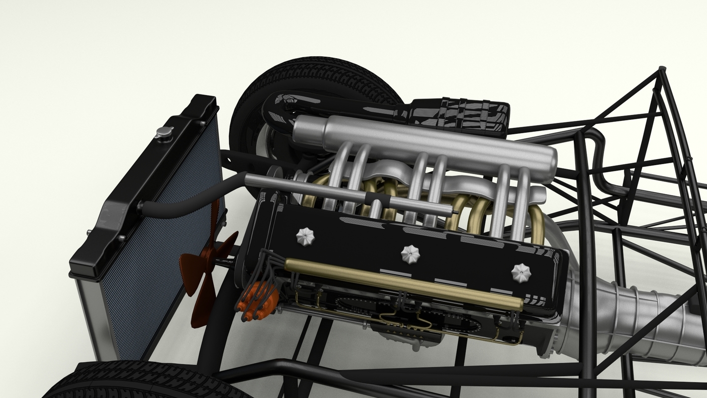 mercedes 300sl chassis obj