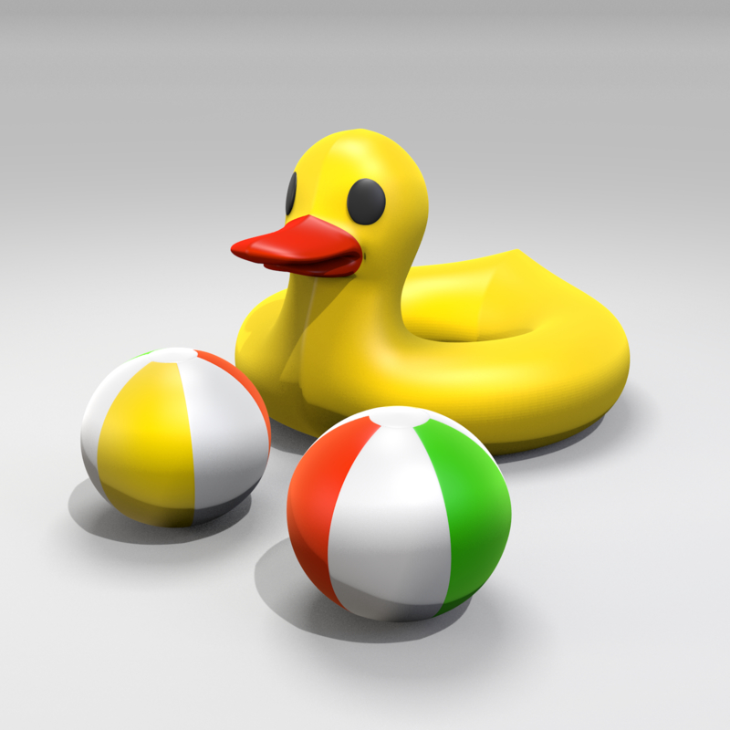 duck float 3d model