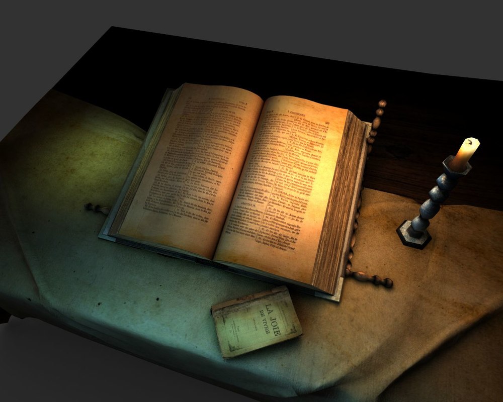 3d old bible model