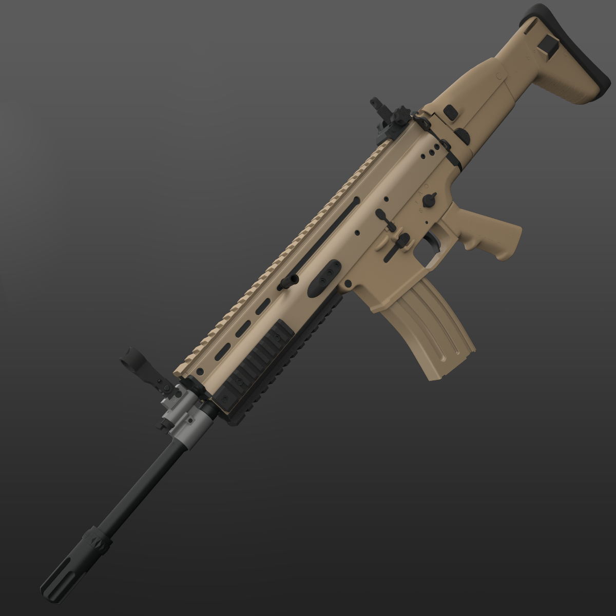 modelo 3d SCAR L - TurboSquid 963311