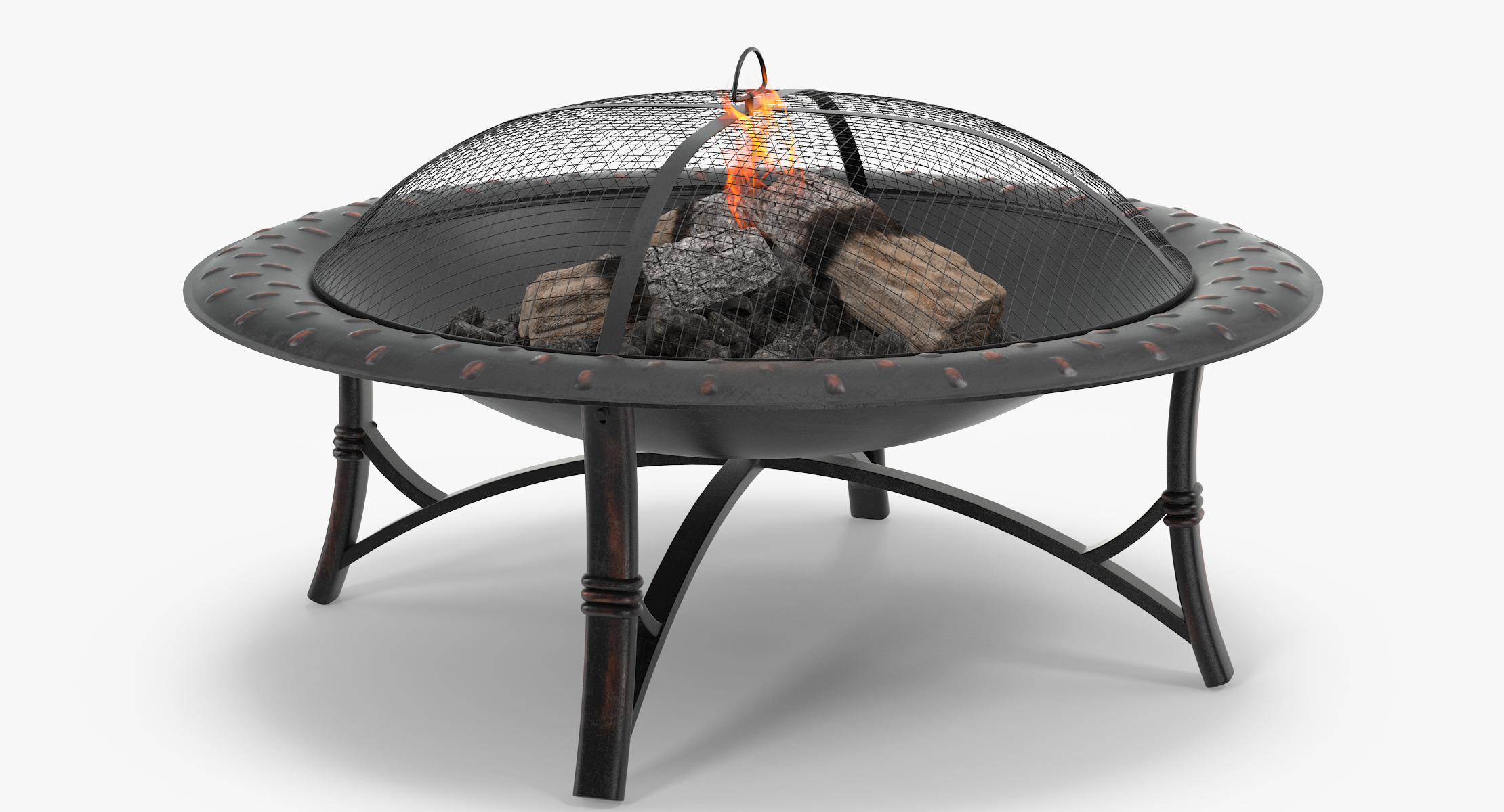 modelo 3d Metal Fire Pit - TurboSquid 964039