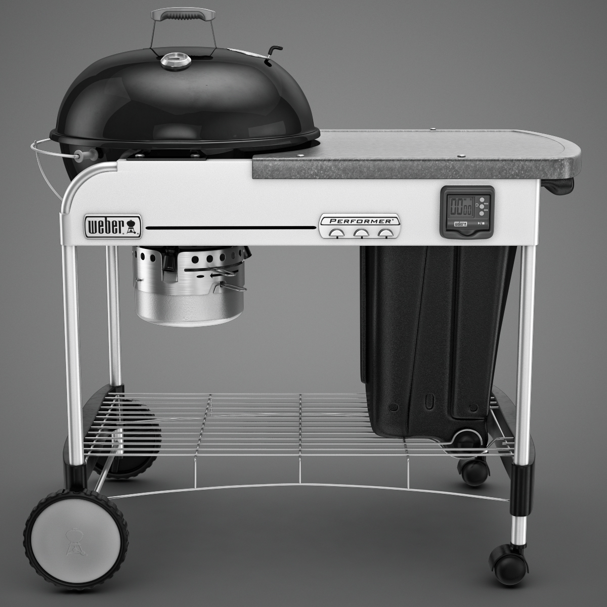 3d weber grill charcoal gbs model