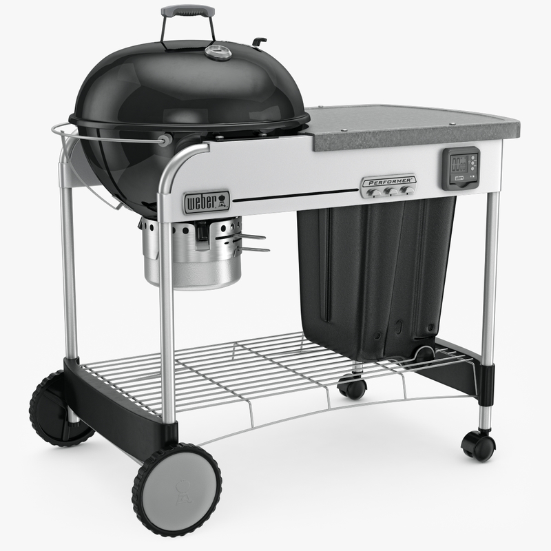 3d weber grill charcoal gbs model