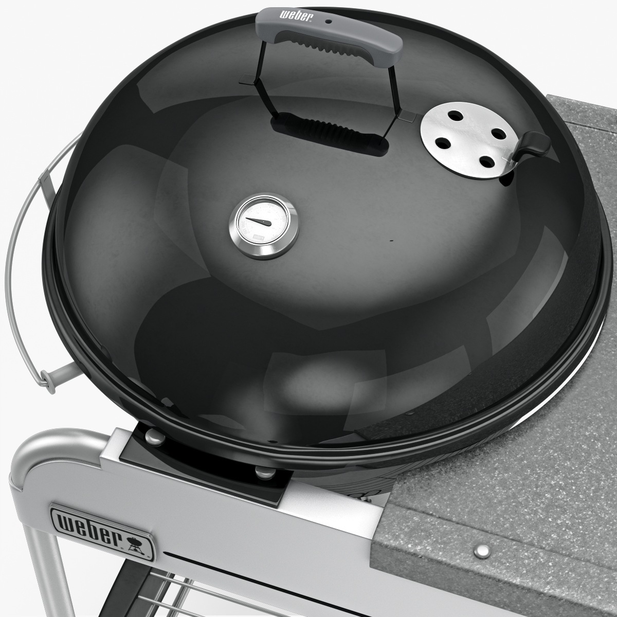 3d weber grill charcoal gbs model