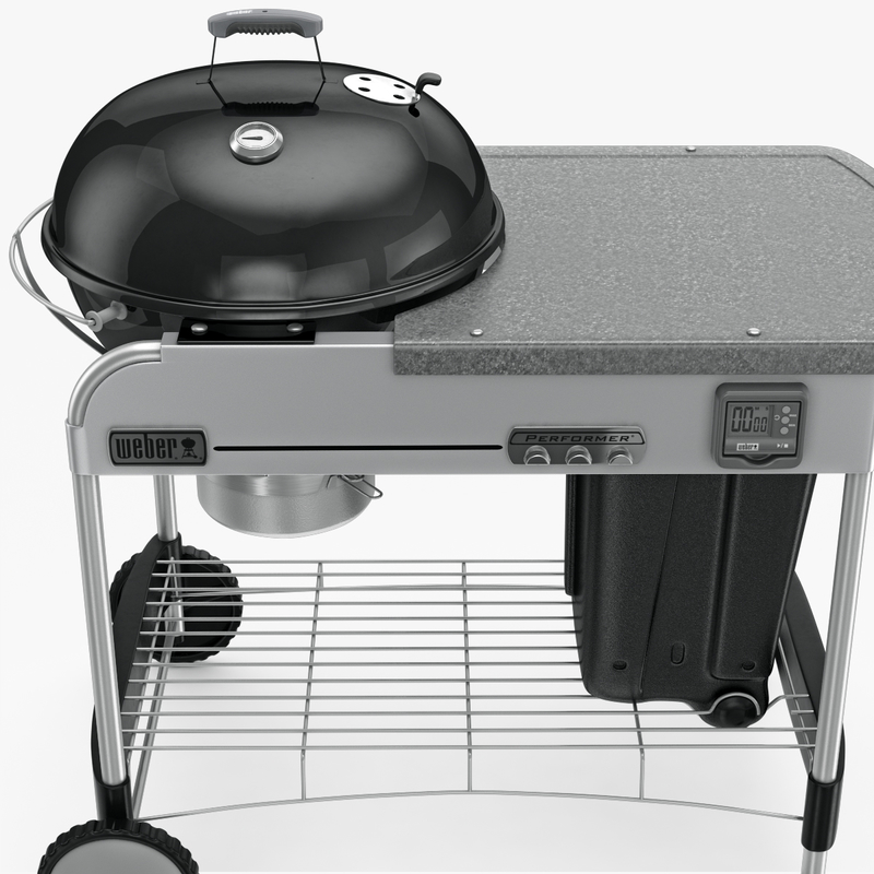 3d weber grill charcoal gbs model