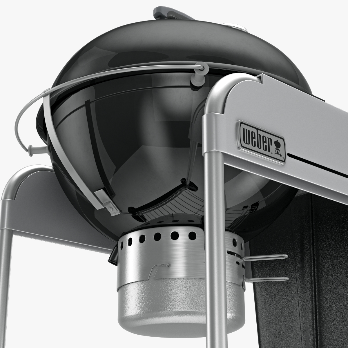 3d weber grill charcoal gbs model