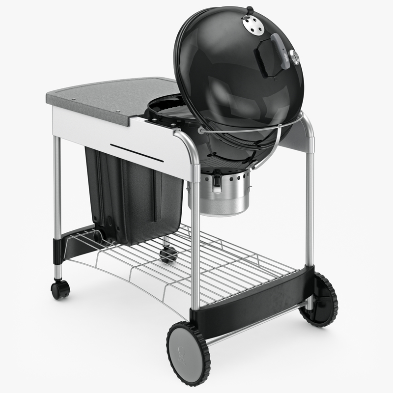 3d weber grill charcoal gbs model