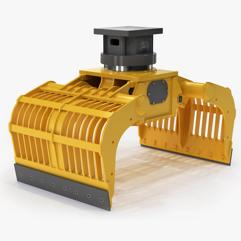 3d demolition sorting grapples
