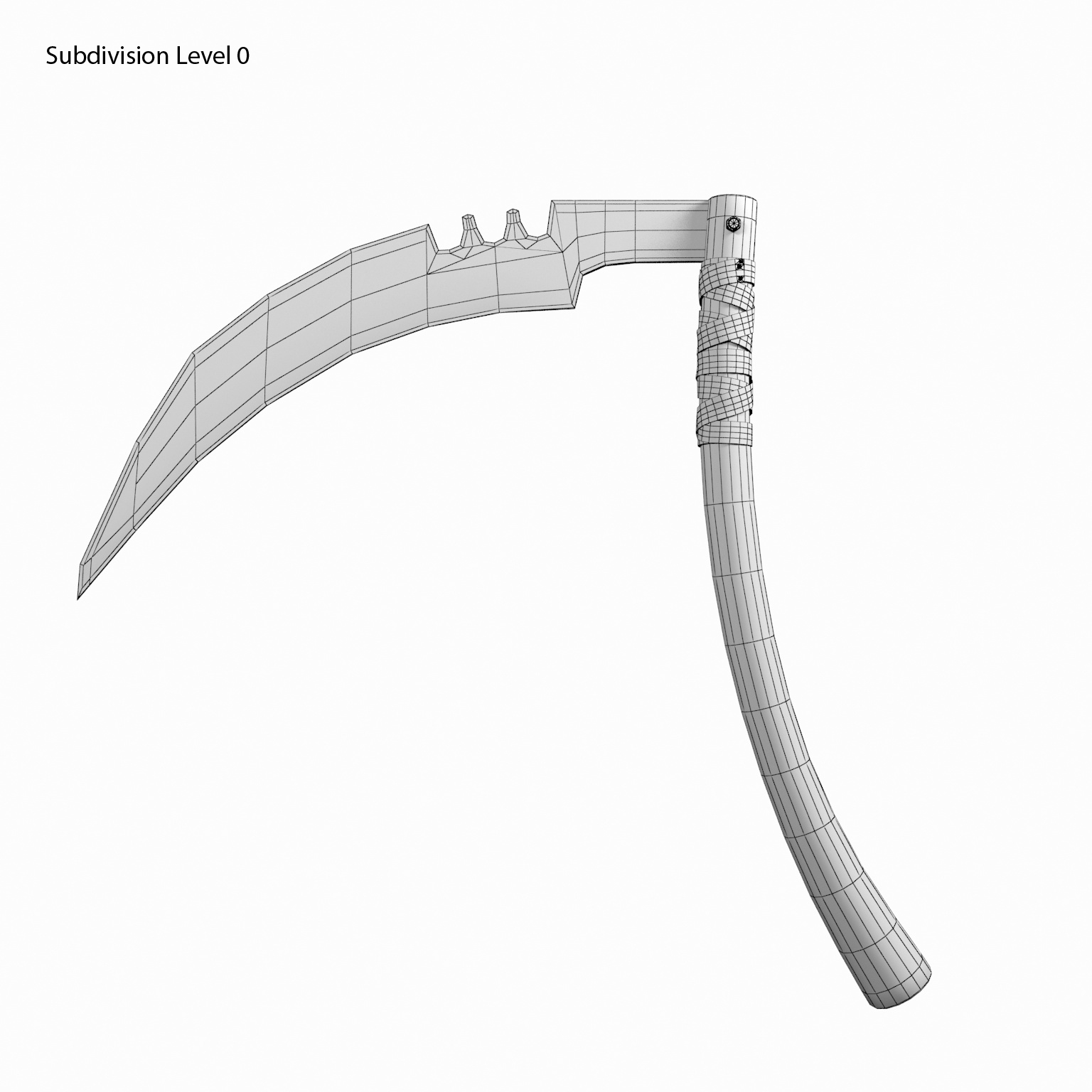 scythe 3d model
