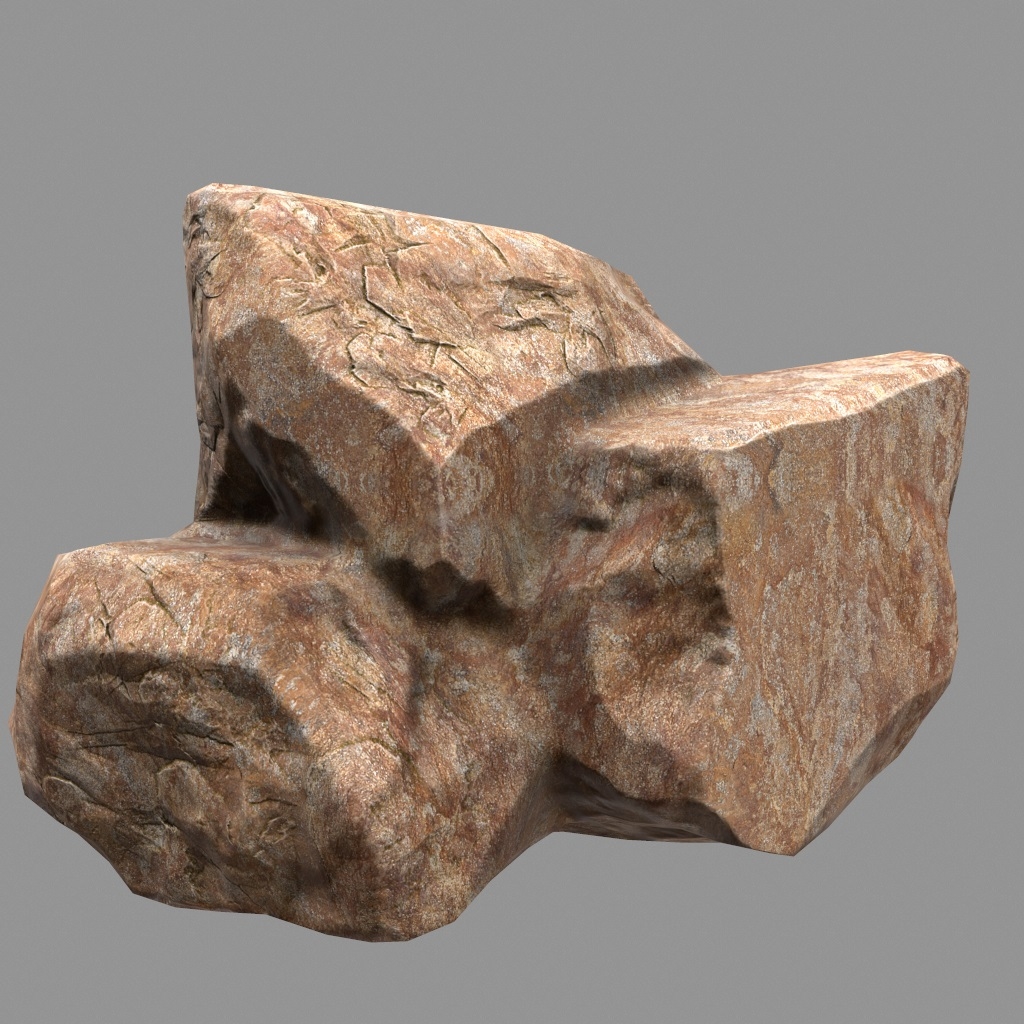 blender rock