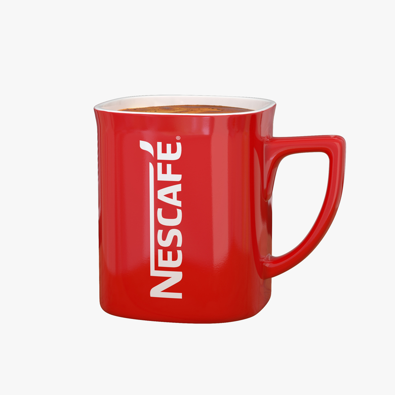 nescafe cup 3d max