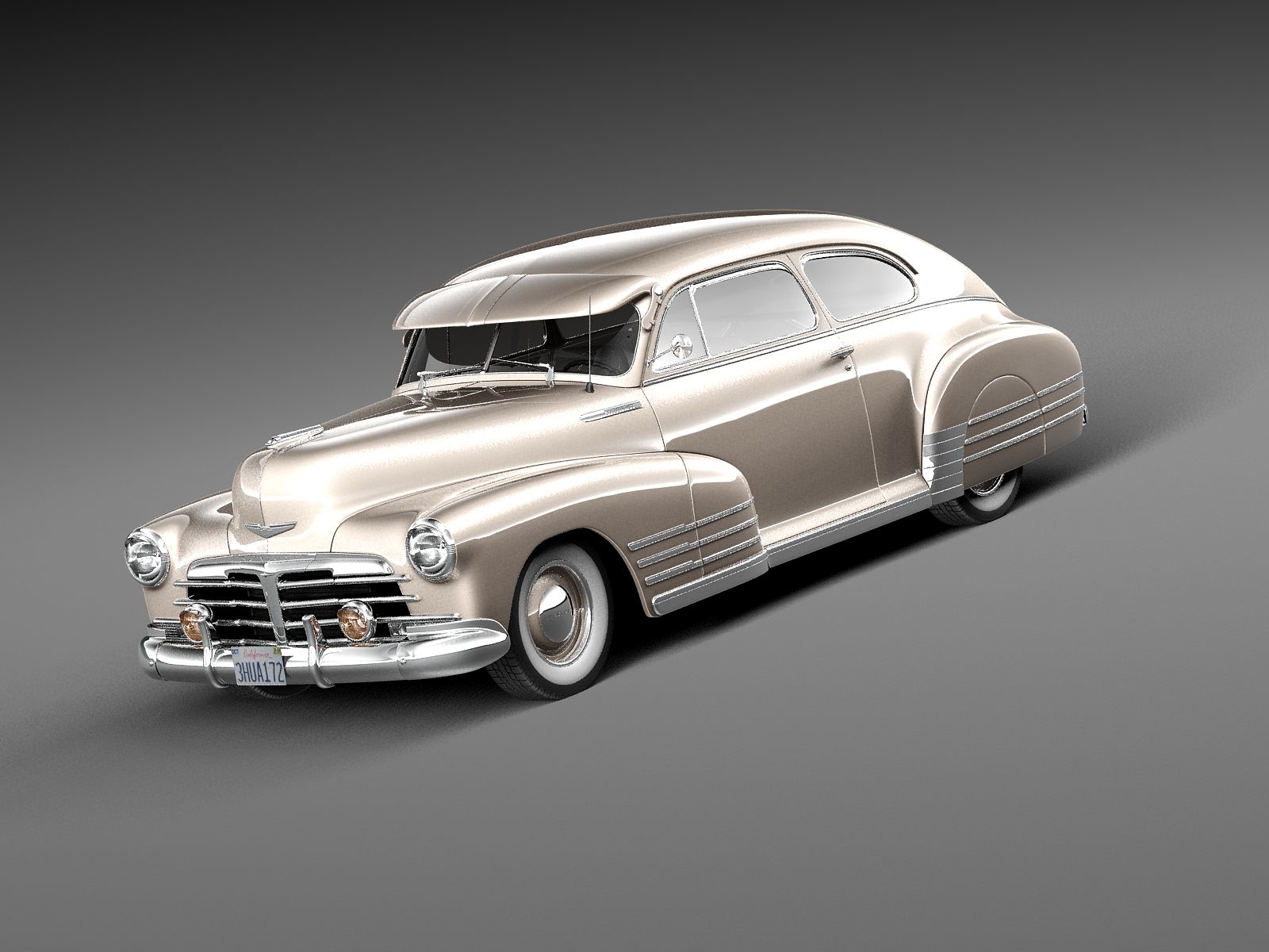 3d chevrolet fleetline aerosedan 1948