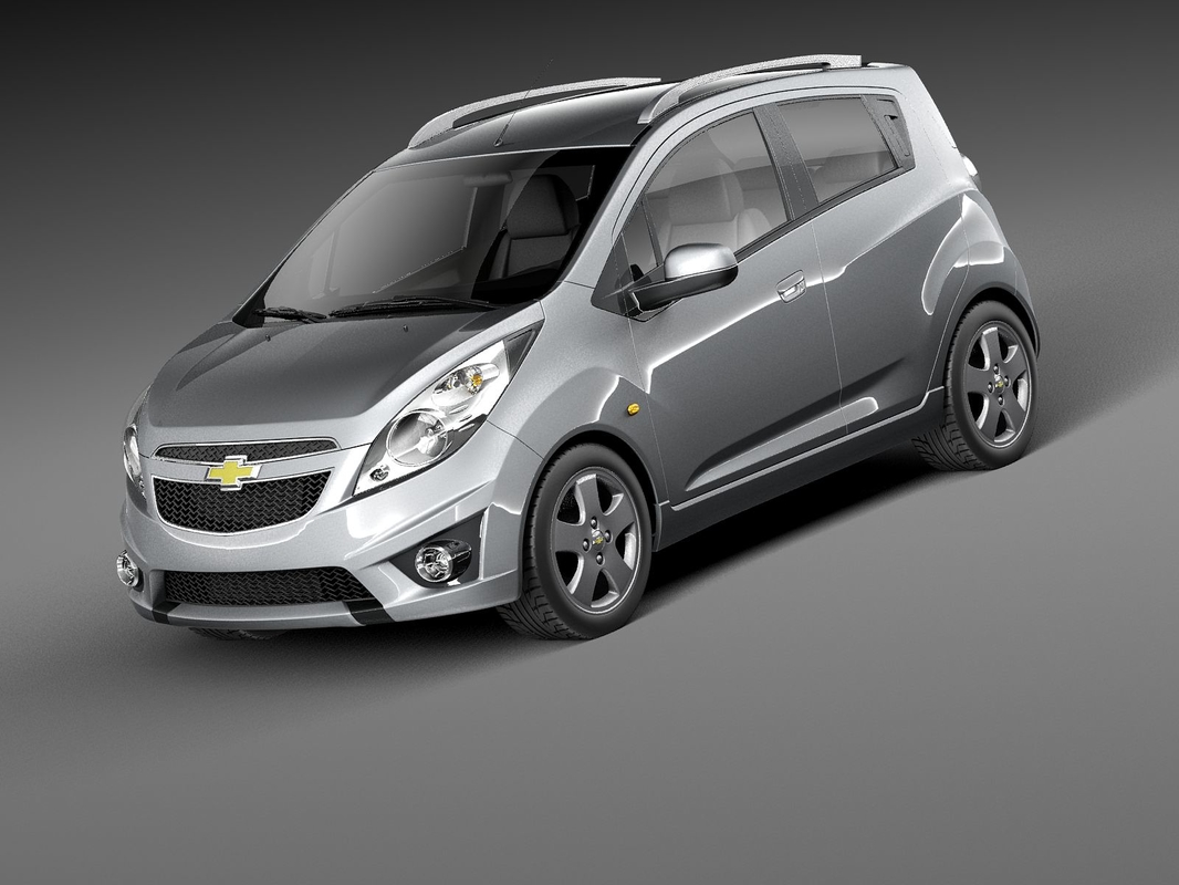 chevrolet spark 3d model