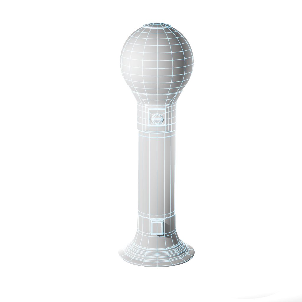 3d model tall gumball machine