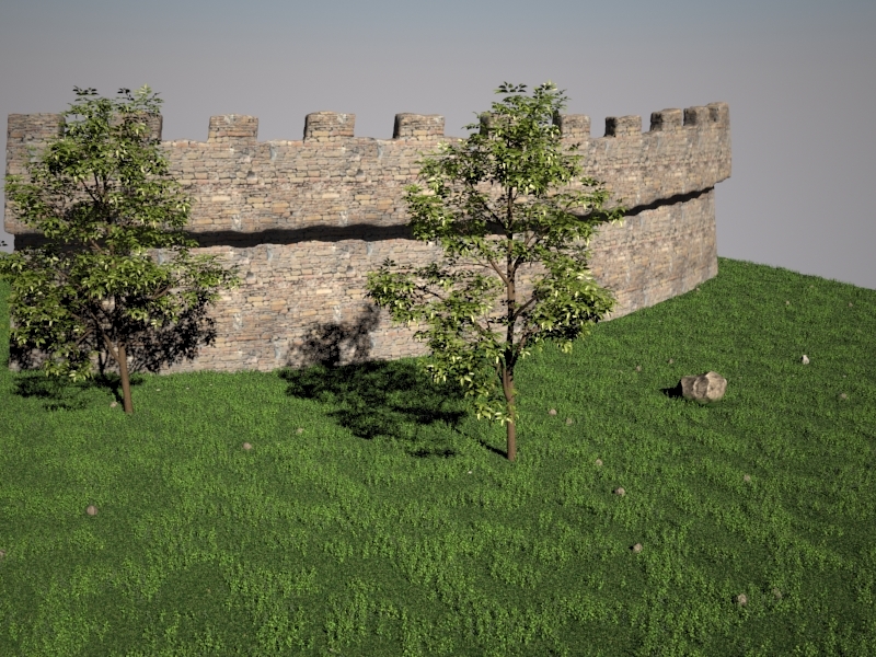 free max mode castle wall