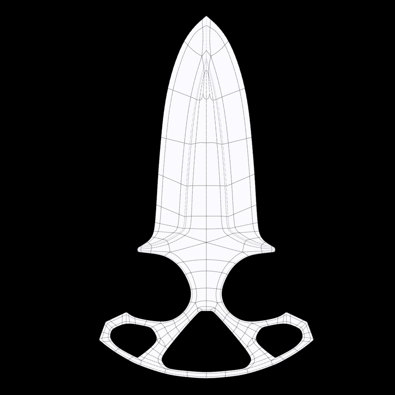 shadow dagger 3d model