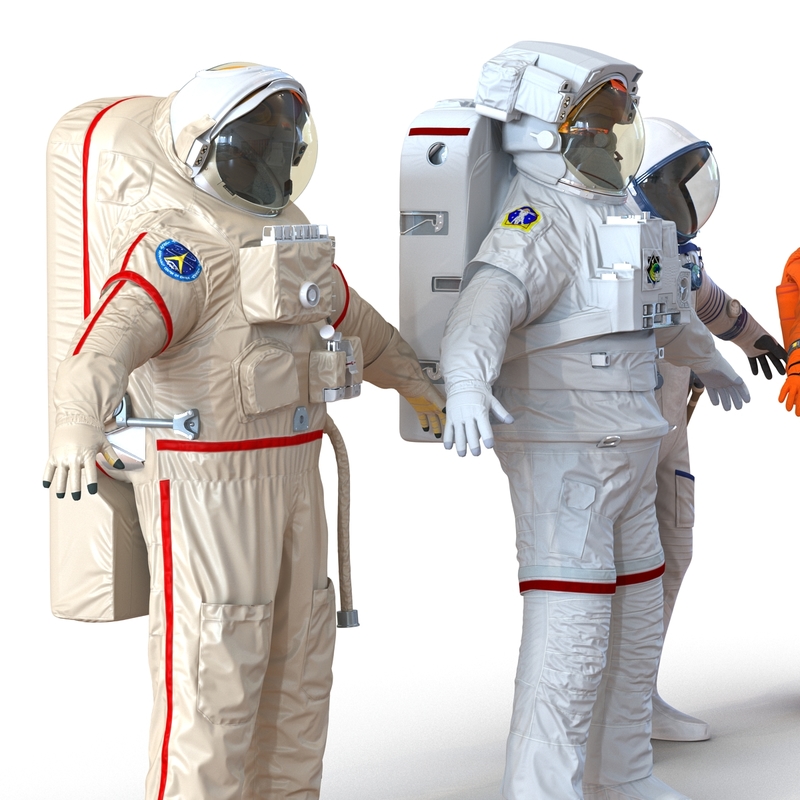 3d space suits nasa model