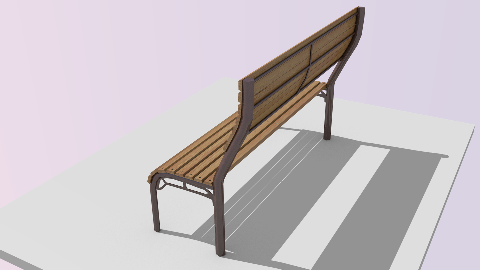 free obj model bench