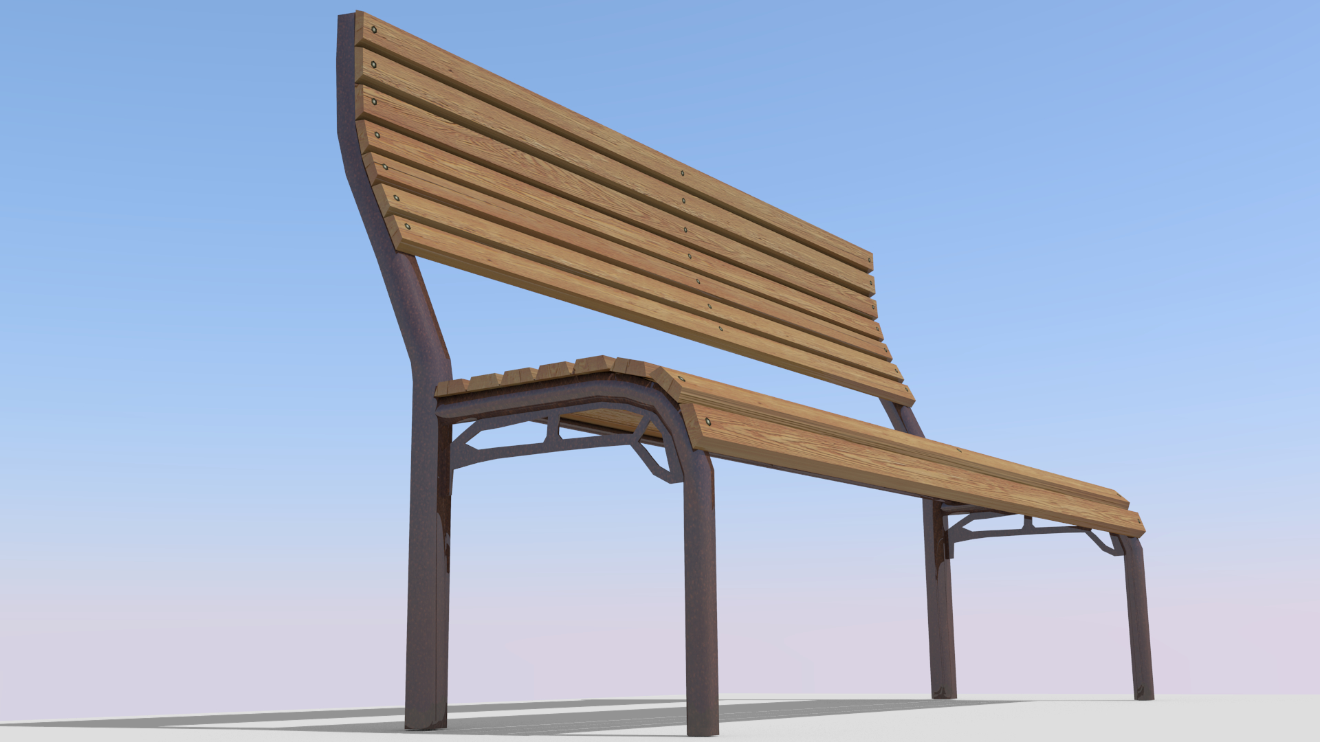 free obj model bench