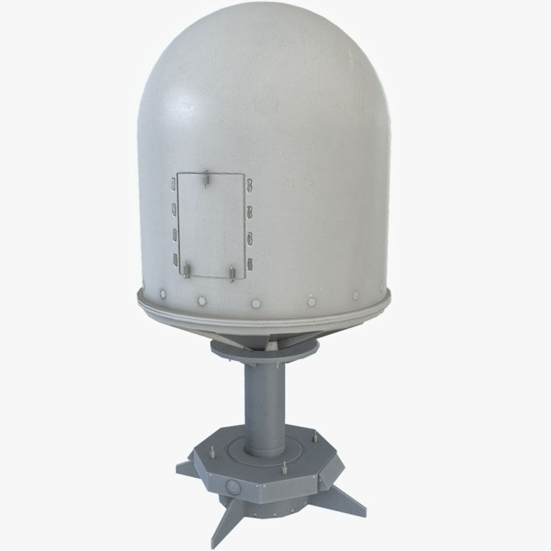 radome asset polys 3d model