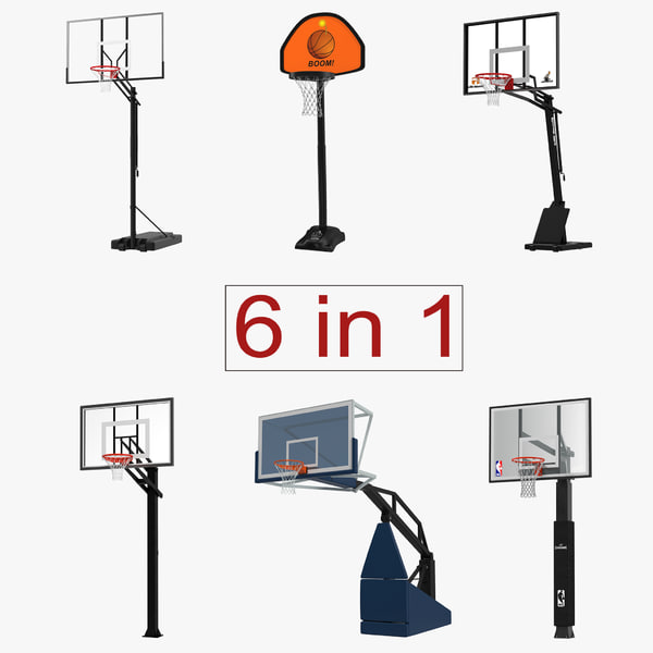 basketball hoop 3d max