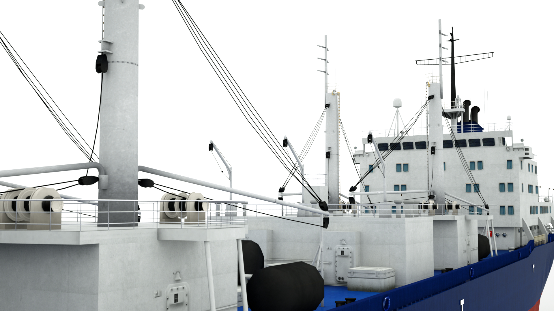 reefer vessel frio murmansk 3d model