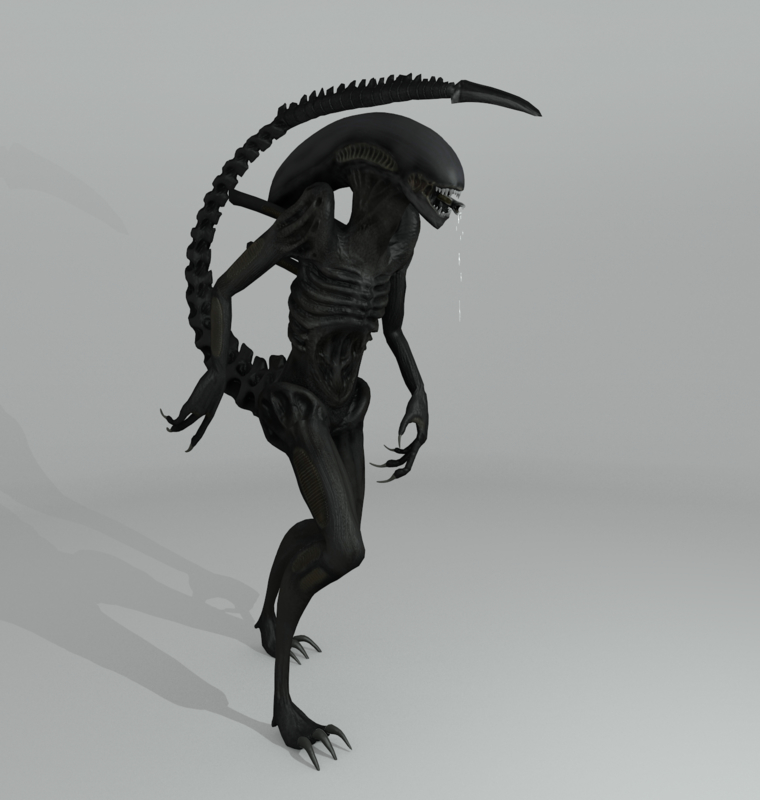 Alien Blender Models for Download | TurboSquid