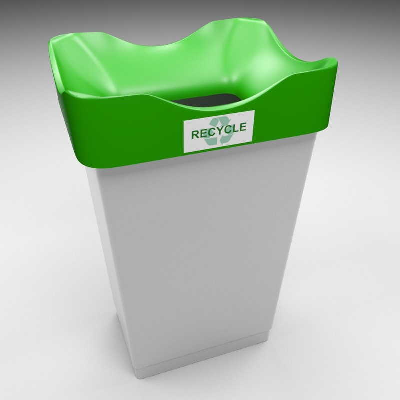 recycling bin 3d model