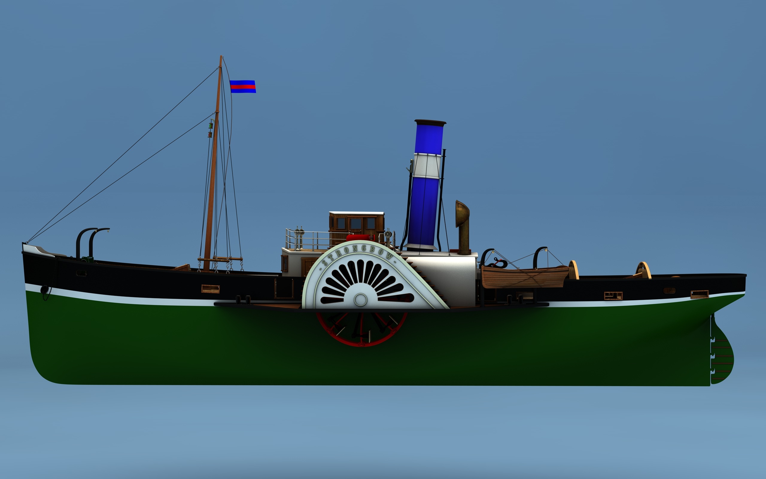 3d model paddle strongbow