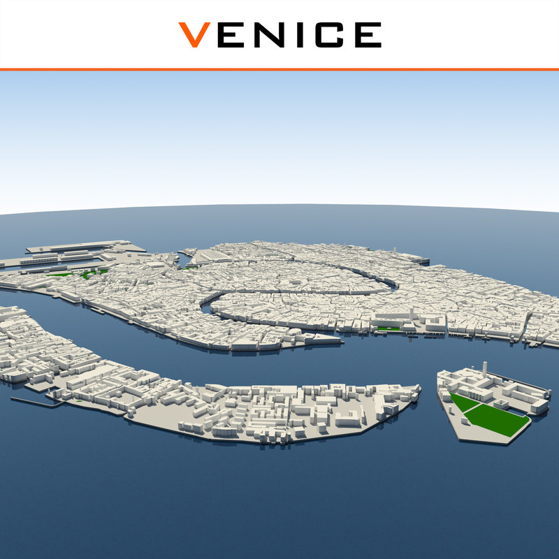 venice cityscape dwg