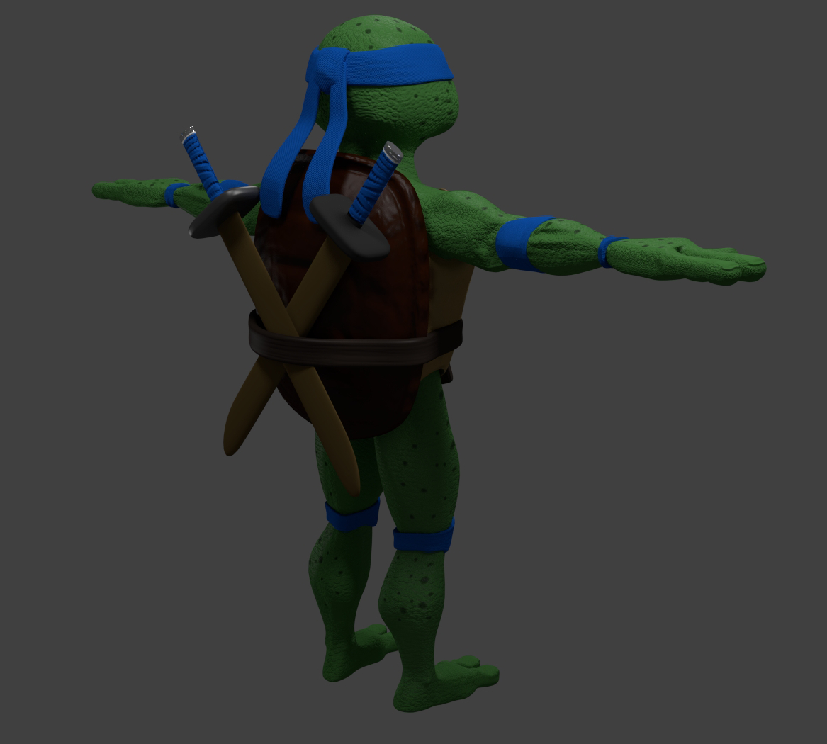 3d model teenage mutant ninja turtles