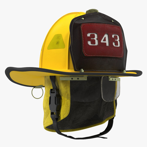 firefighter helmet v3 3d ma