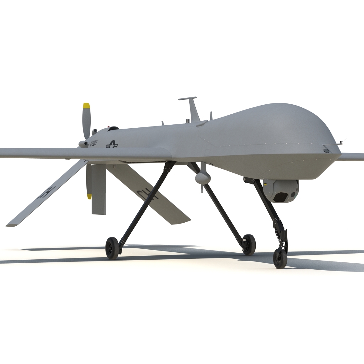 general atomics mq-1 predator 3d max