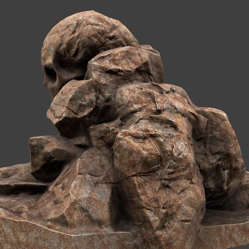 modelo 3d calavera cueva 2 - TurboSquid 966059