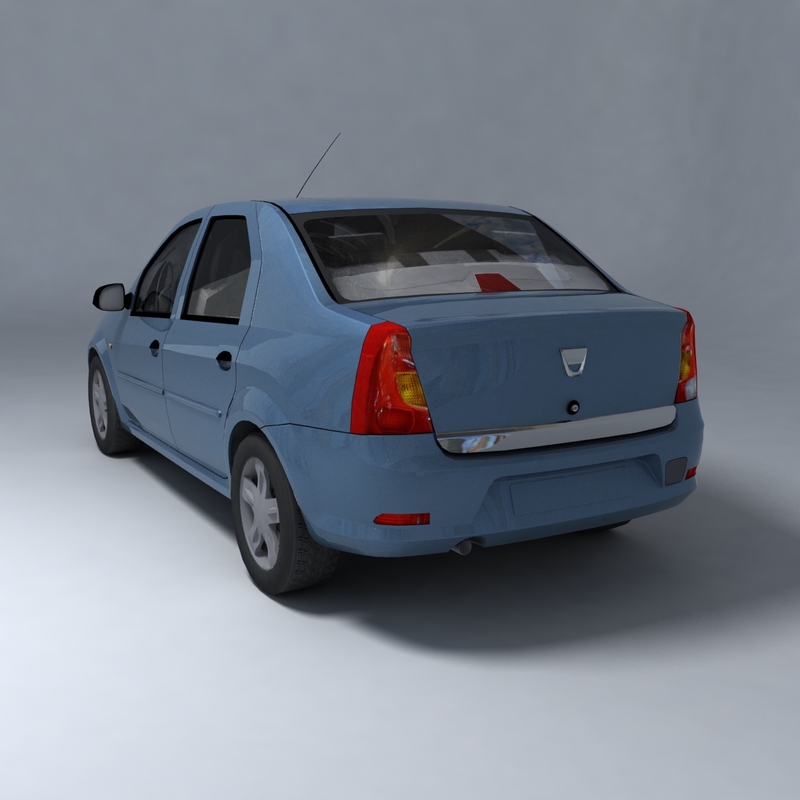 3d dacia logan model