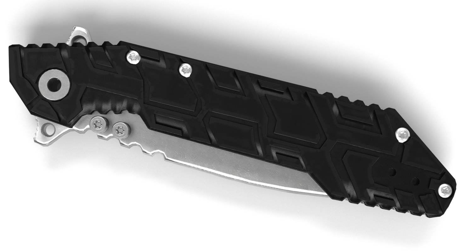 3d knife quartermaster qsa-1 model