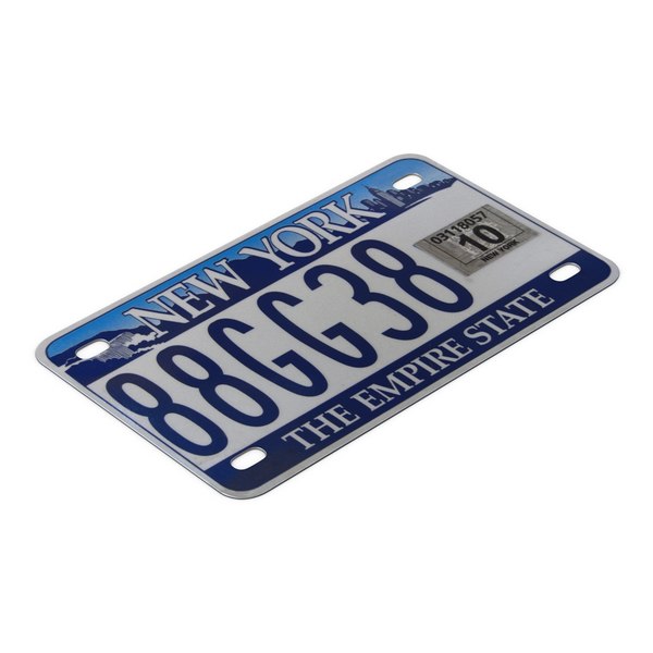 3d new york state license plate model