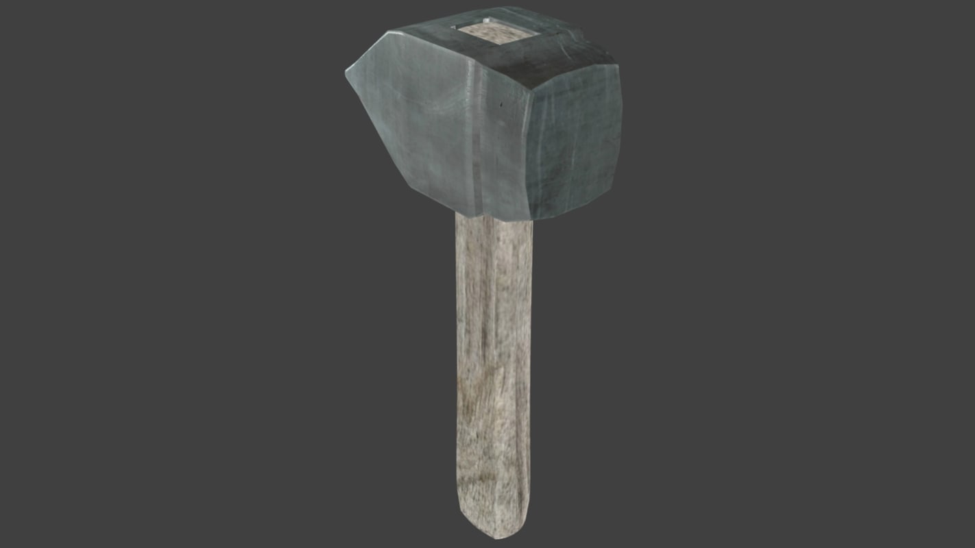medieval forge hammer 3d 3ds