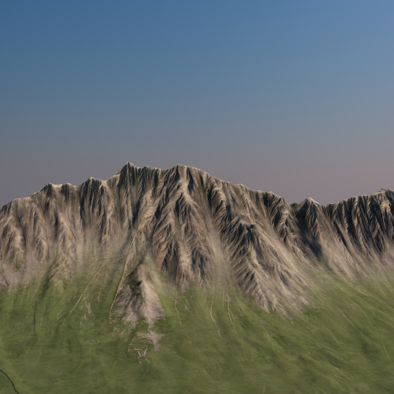 3d mountain landscape