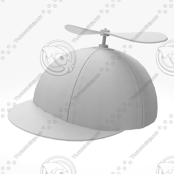 3d propeller hat model