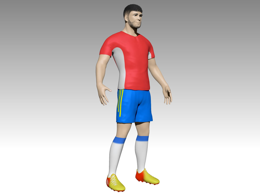modelo 3d Jugador de fútbol - TurboSquid 966195